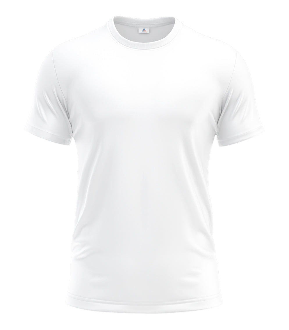 PLAYERA MANGA CORTA - TELA DRYFIT BLANCA – Playeras Mindy